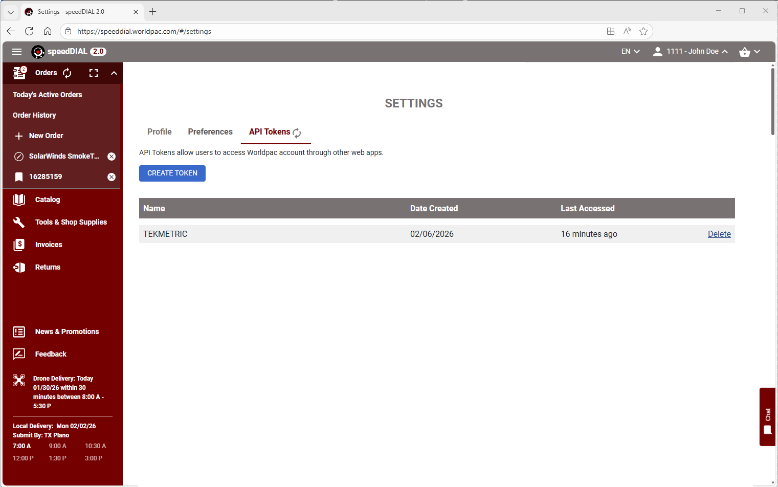 Worldpac speedDIAL 2.0 Set Up – Tekmetric