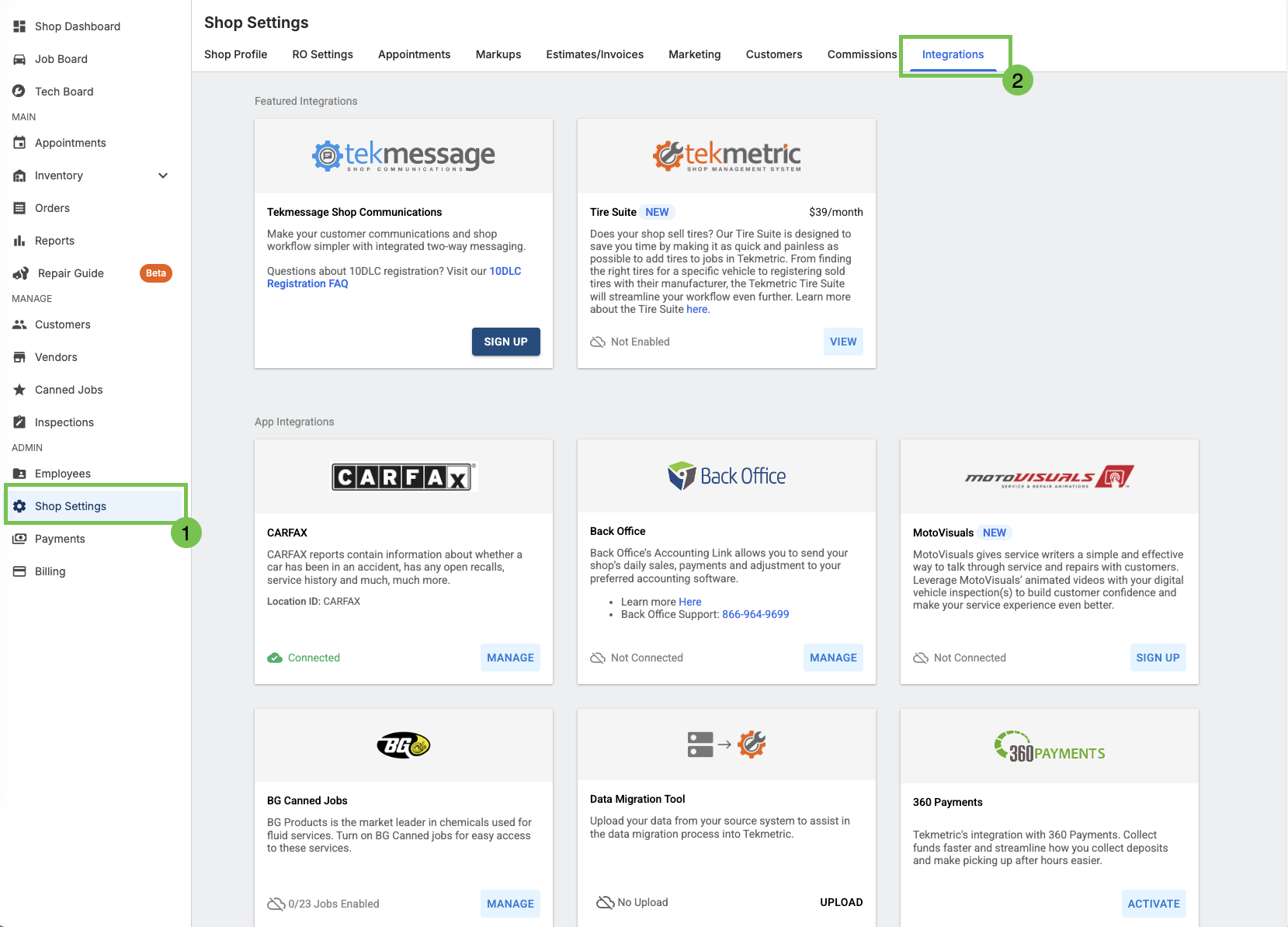 Worldpac speedDIAL 2.0 Set Up – Tekmetric